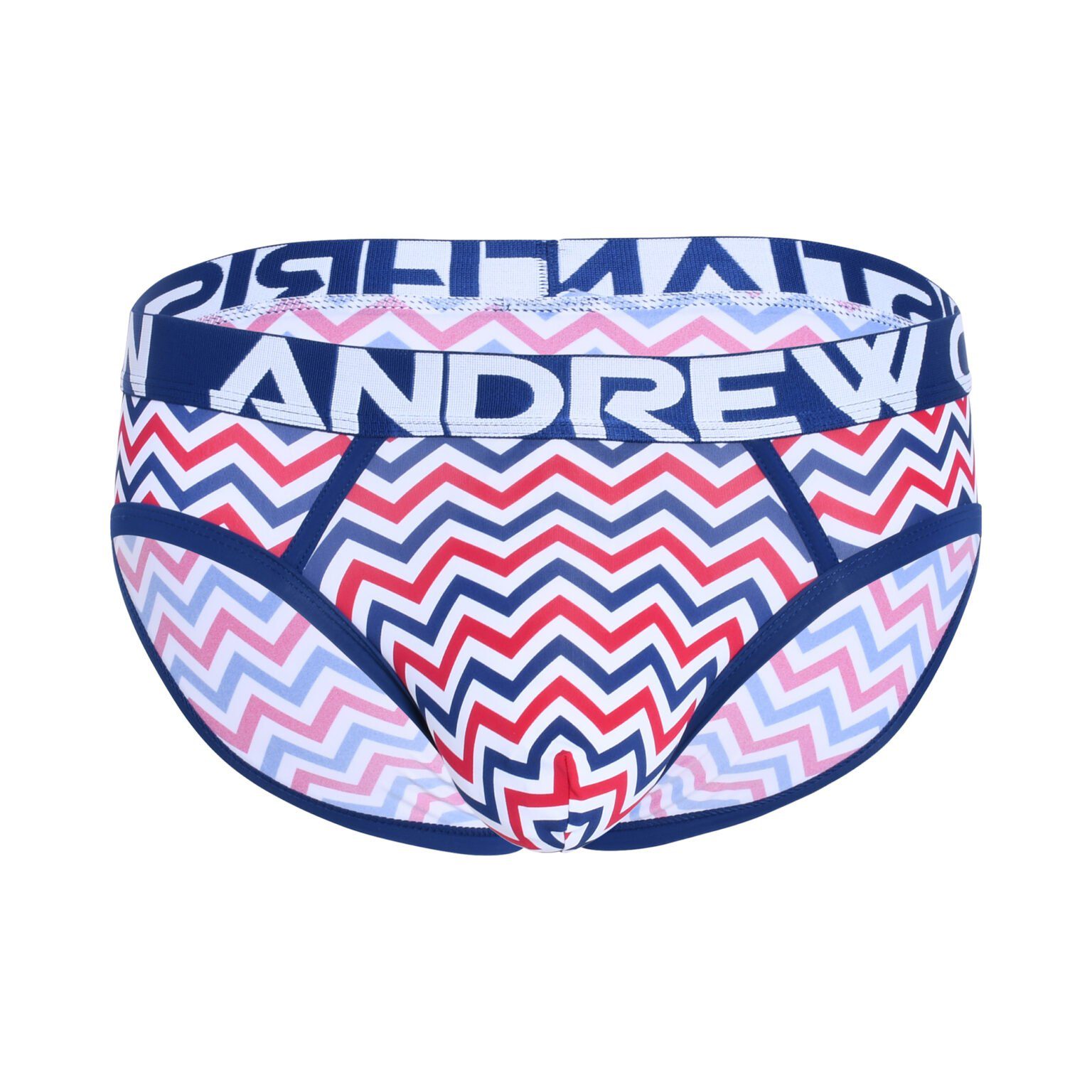 Calzón andrew christian zigzag, trusa de colores de hombre